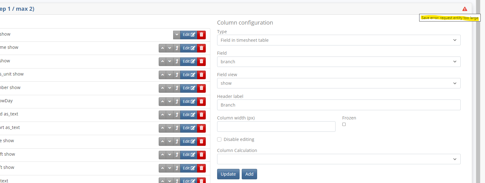 Save Error Request Entity Too Large · Issue 1798 · Saltcornsaltcorn · Github 0613