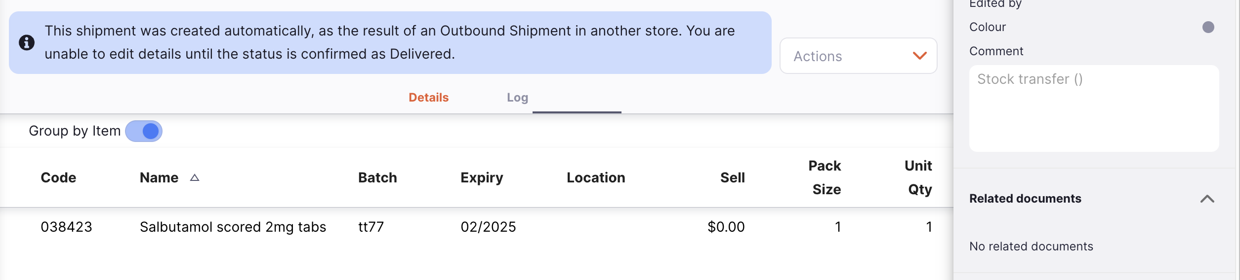 Related documents not showing · Issue #815 · msupply-foundation/open-msupply · GitHub