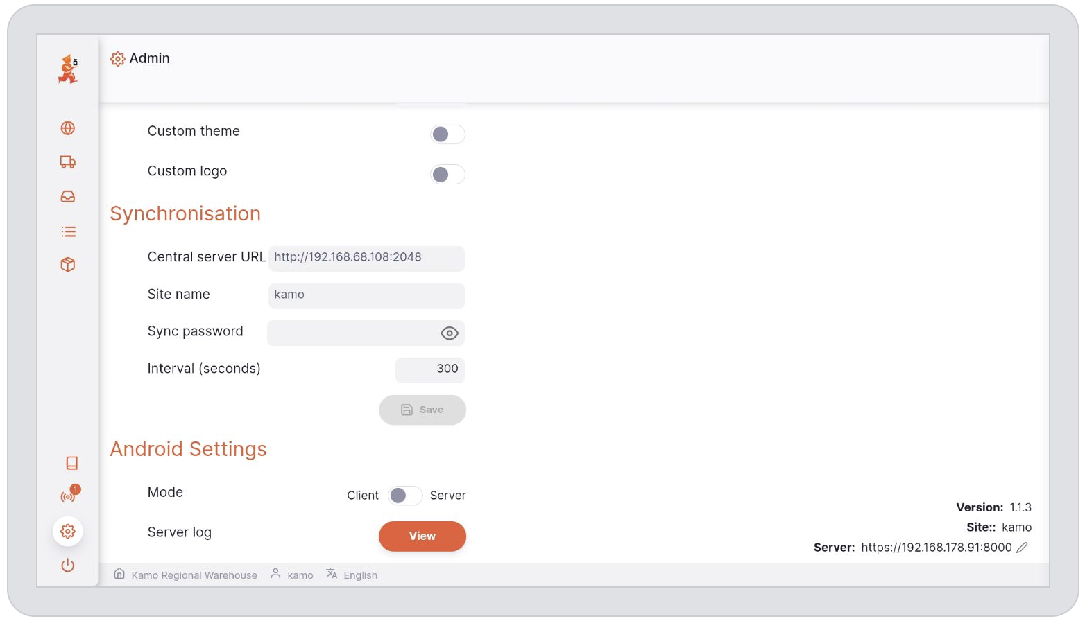 Log Viewer: UI changes · Issue #1891 · msupply-foundation/open-msupply · GitHub