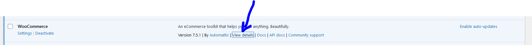 WP updater > wrong url to changelog · Issue #37346 · woocommerce/woocommerce · GitHub
