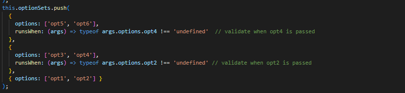 Second part of prompt for missing values for required options · Issue ...