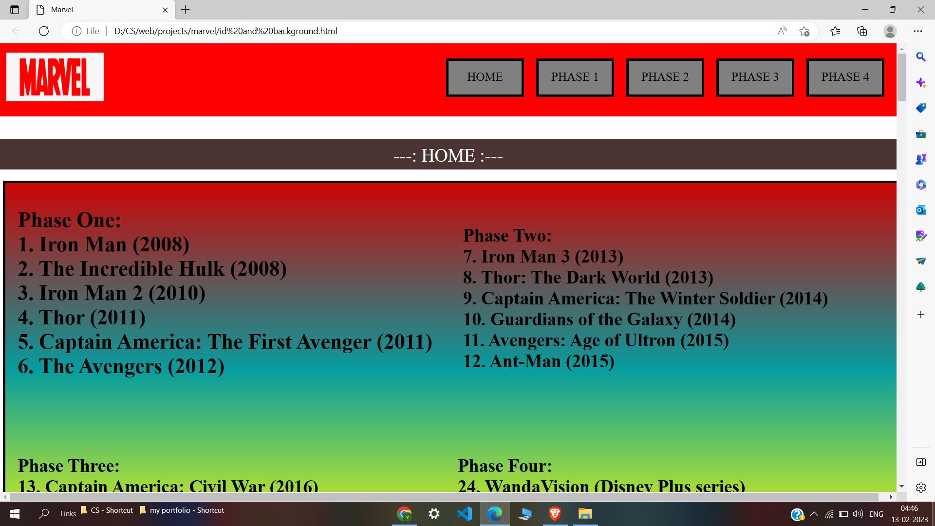 GitHub - Vedantjoshi123/marvel