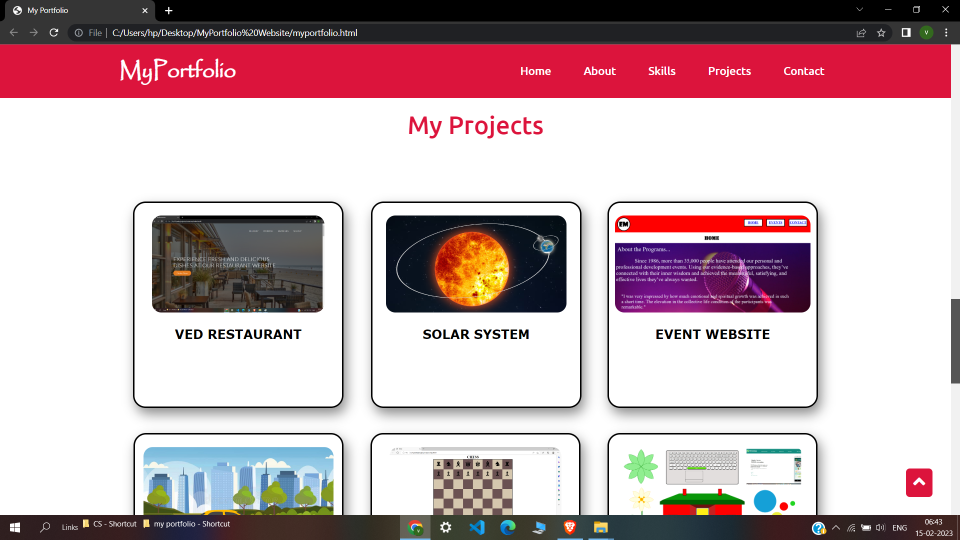 GitHub - Vedantjoshi123/My-portfolio: Welcome to my portfolio website! As a web developer and ...
