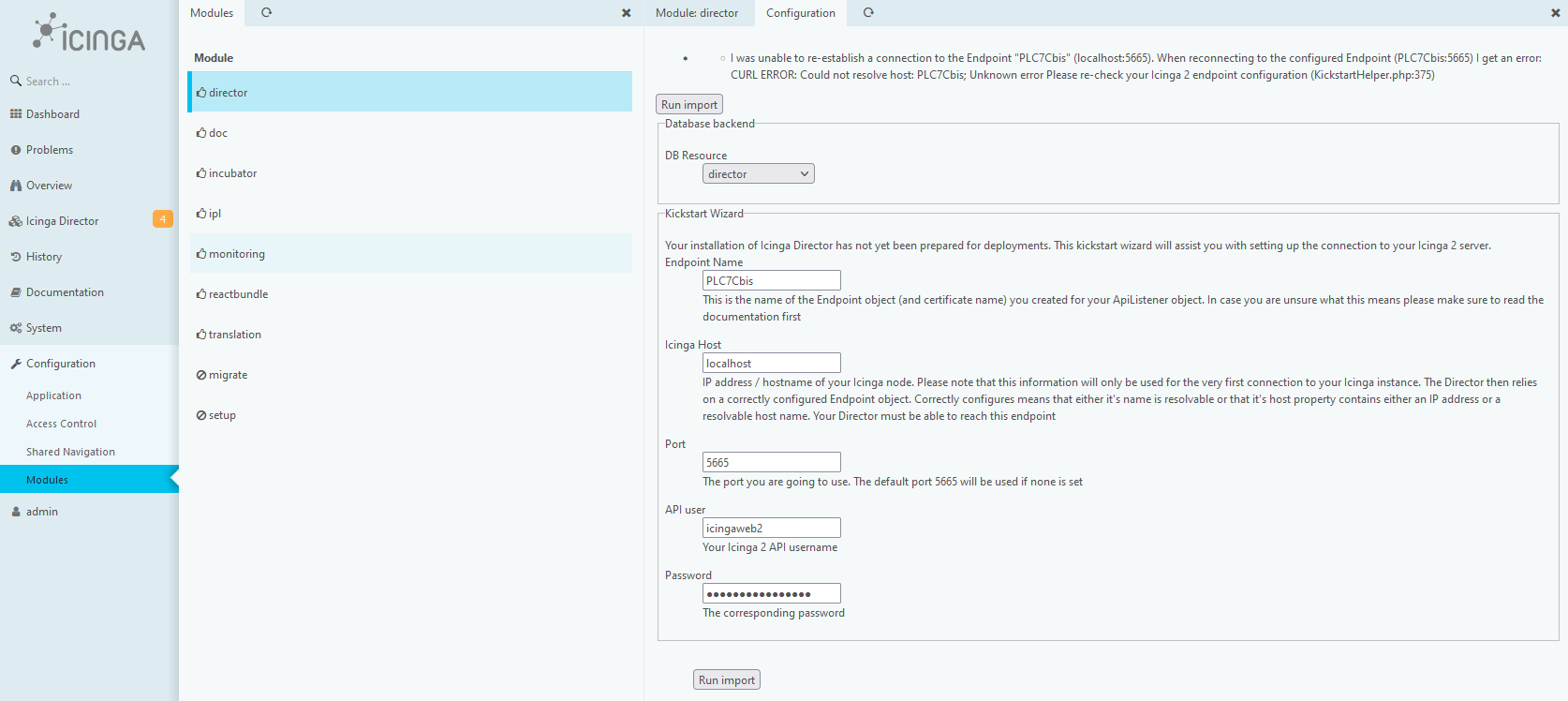 CURL ERROR: Could not resolve host · Issue #2553 · Icinga/icingaweb2-module-director · GitHub