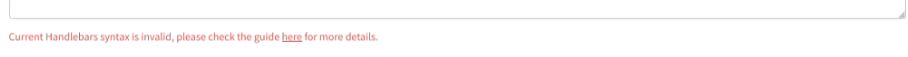 Handlebars incorrect syntax validation message · Issue #8329 · Budibase/budibase · GitHub
