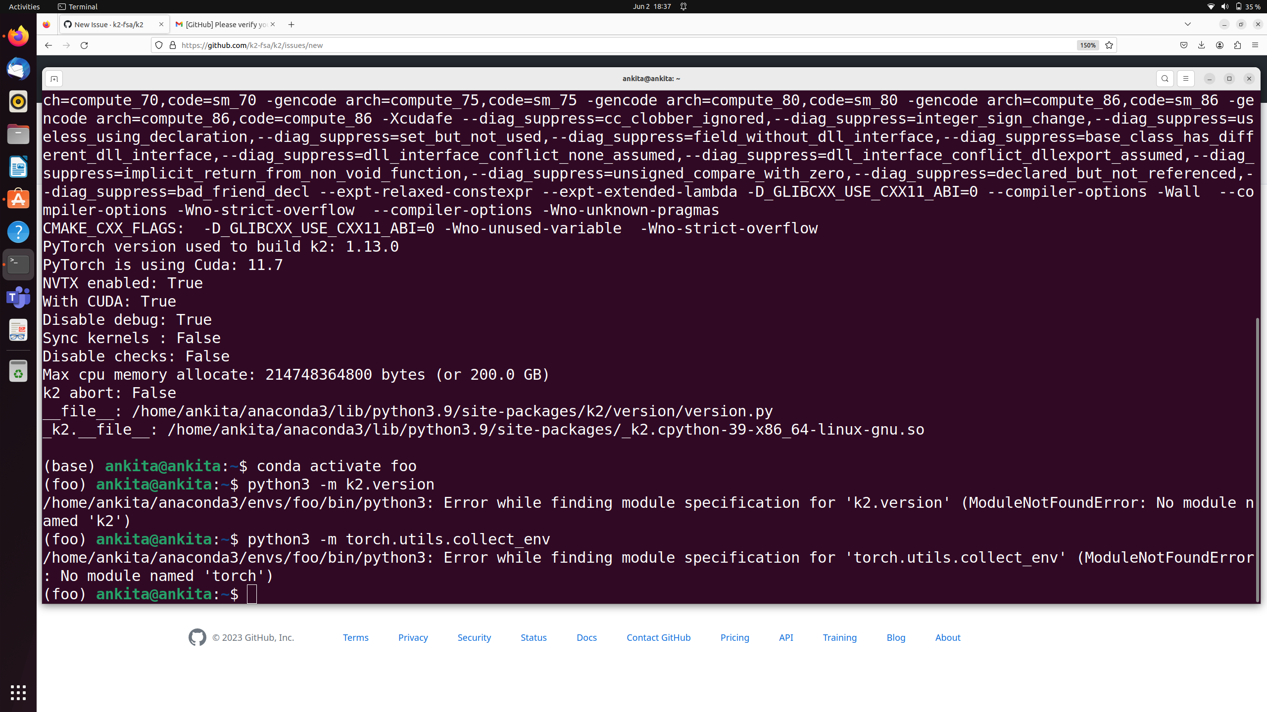 Installation · Issue #1206 · k2-fsa/k2 · GitHub