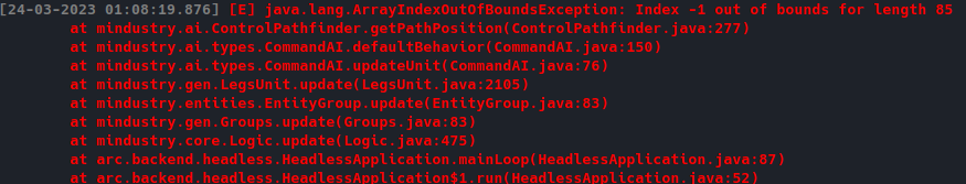 Another one server exception · Issue #8423 · Anuken/Mindustry · GitHub Another one server exception · Issue #8423 · Anuken/Mindustry · GitHub