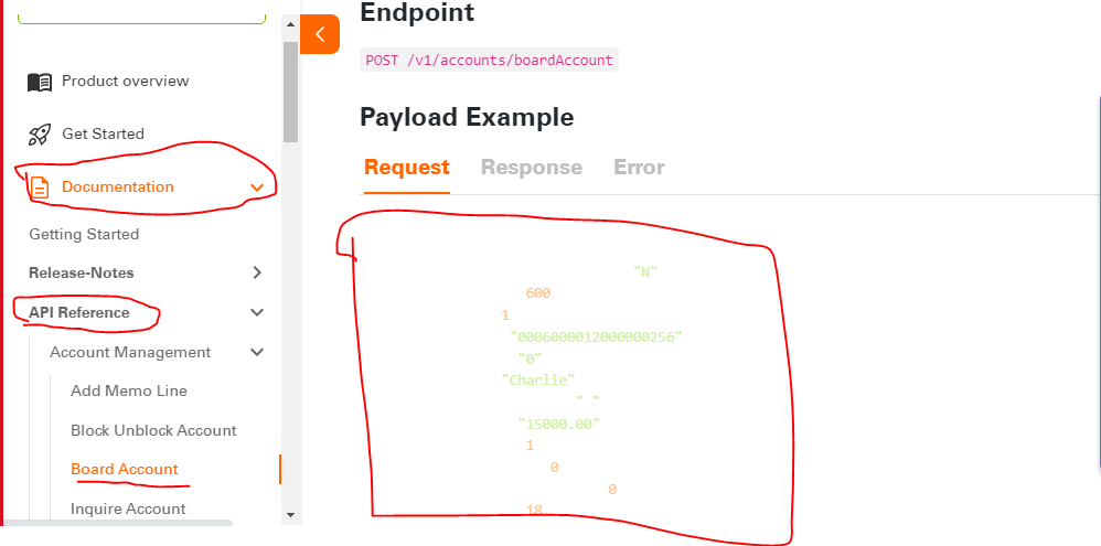 Request and Response body in API Reference not visible · Issue #453 · Fiserv/Support · GitHub