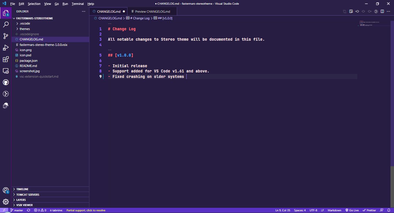 GitHub - Lumiere-Labs/Stereo-Theme-VSCode: A dark theme for vscode ...