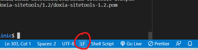 Language specific guide for java - Error on Windows 10 - /bin/sh ...