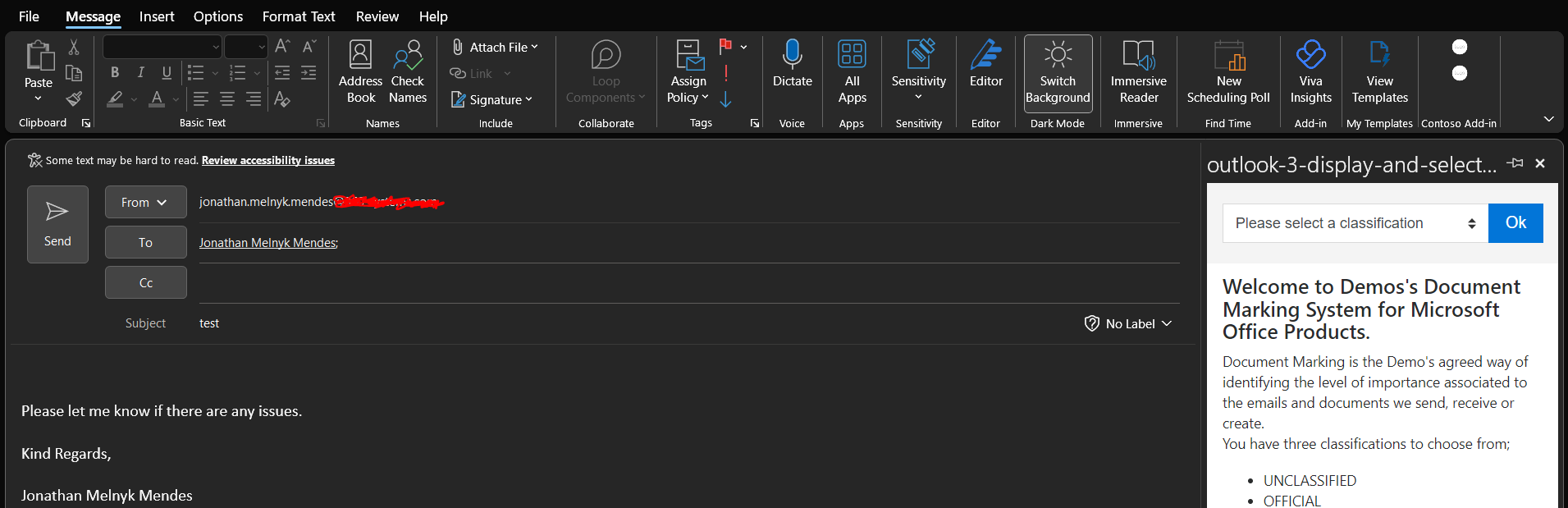 Outlook: Unable to use smart alerts on locally hosted add-in · Issue #3677 · OfficeDev/office-js ...