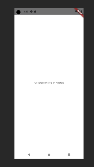 Dialog.fullscreen has bottom barrier in iOS · Issue #123611 · flutter ... Dialog.fullscreen has bottom barrier in iOS · Issue #123611 · flutter ...
