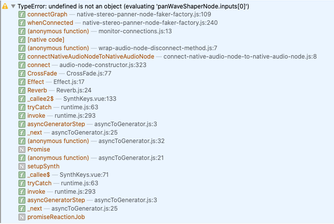 iOS 14 broke reverb and vibrato · Issue #720 · Tonejs/Tone.js · GitHub