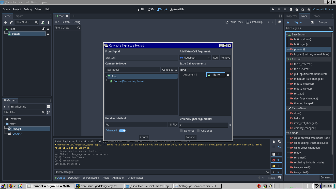 From GUI bound NodePath is relative · Issue #79895 · godotengine/godot · GitHub