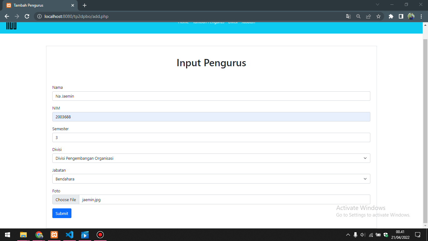 GitHub - horanpatronus/TP2DPBO2022: Repositori ini berisikan salah satu tugas praktikum mata ...