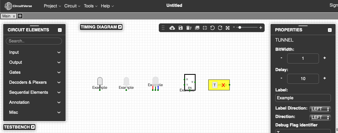 bug: the alignment of some element labels is not correct · Issue #4223 · CircuitVerse ...