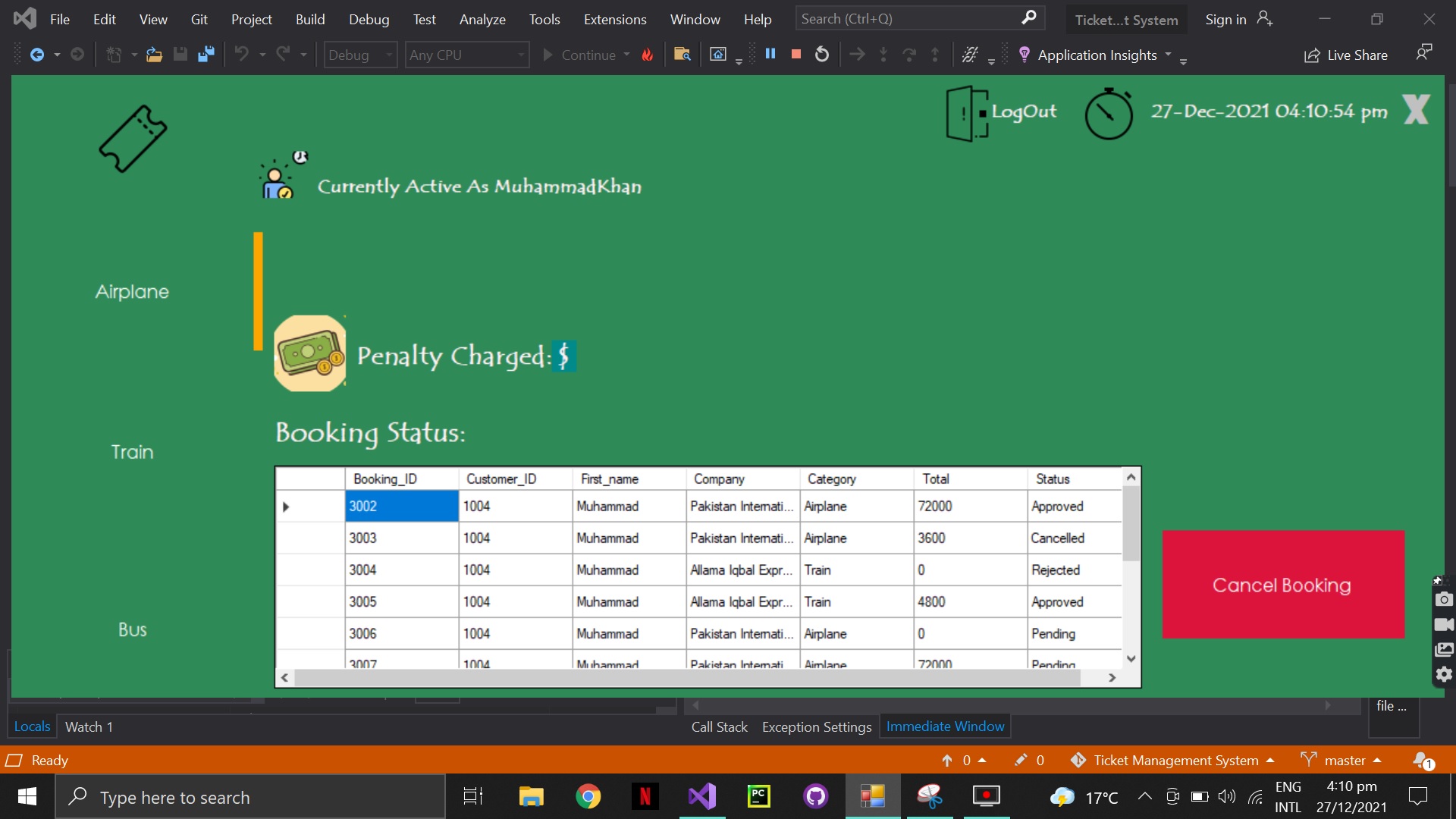 GitHub - theomyway/Ticket-Management-System: Created online ticket ...