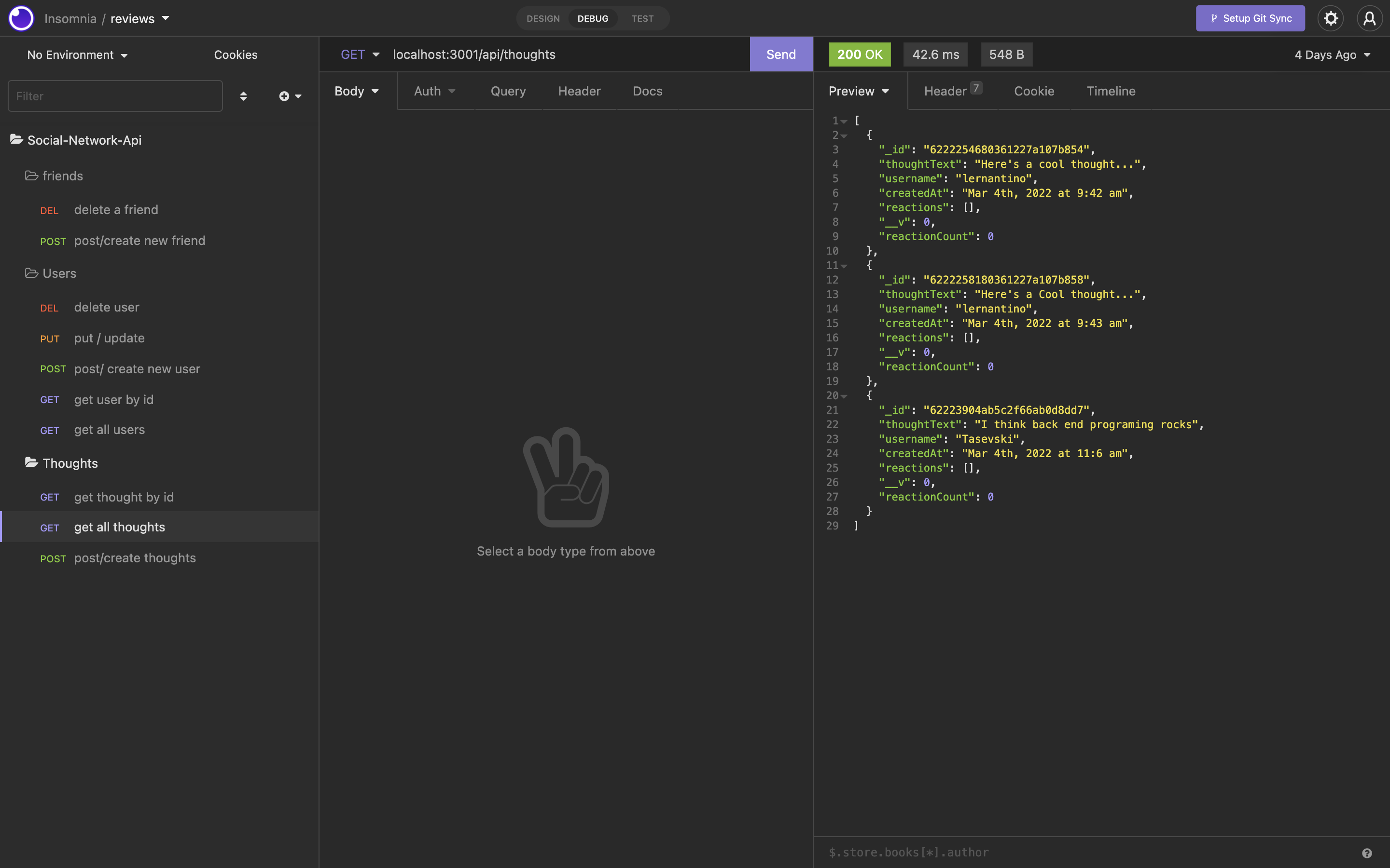 GitHub - Tasevski87/Social-Network-API