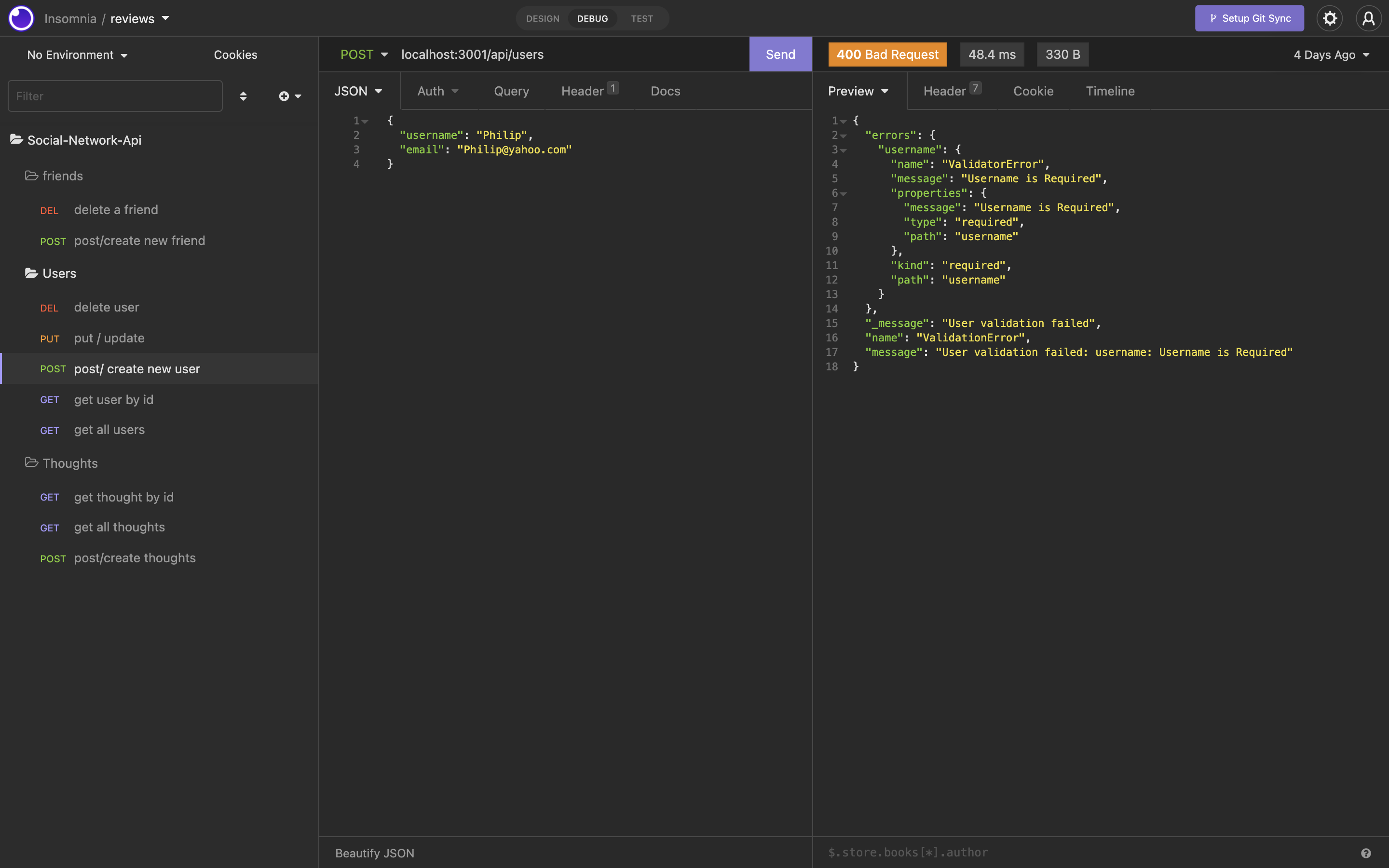 GitHub - Tasevski87/Social-Network-API