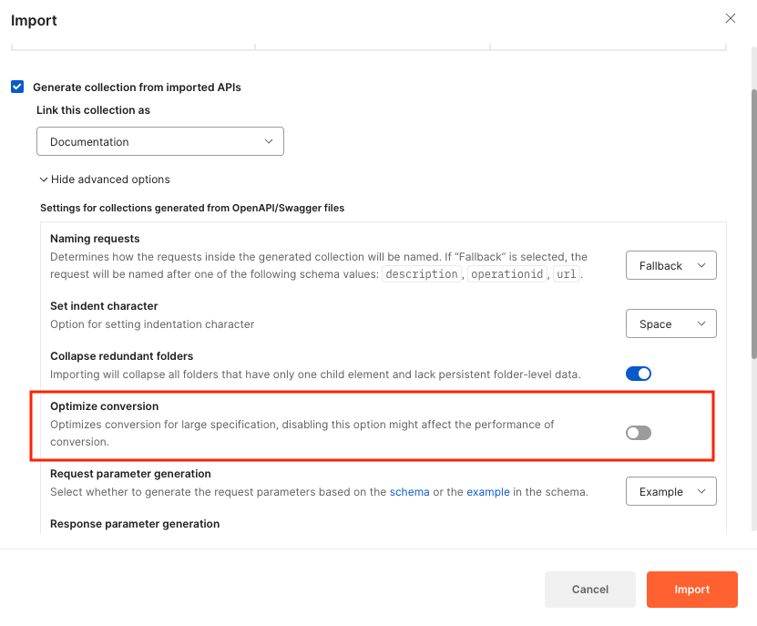 Increase limit of nested resources in schema · Issue #10999 · postmanlabs/postman-app-support ...