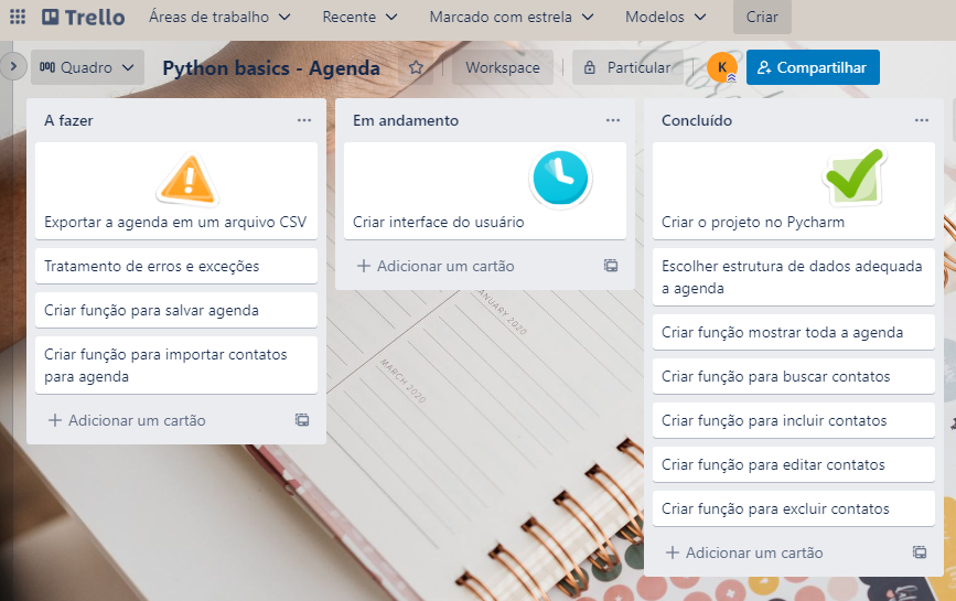 GitHub - Askback/Python-Agenda: Python Basics, criando uma Agenda ...