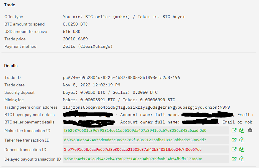 Fee reimbursement for trade pcA74w · Issue #1173 · bisq-network/support · GitHub