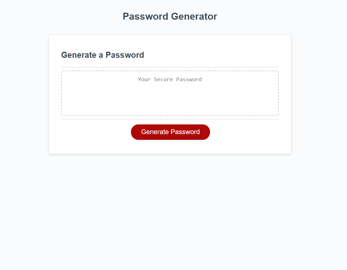 GitHub - MadeOfBees/passwordGen
