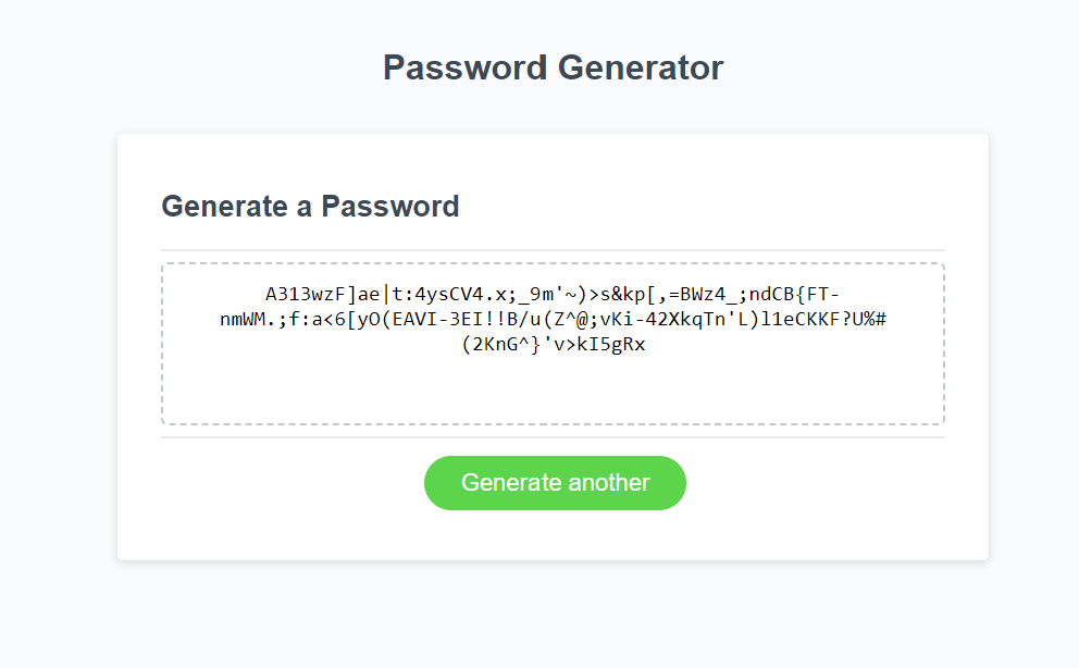 GitHub - MadeOfBees/passwordGen