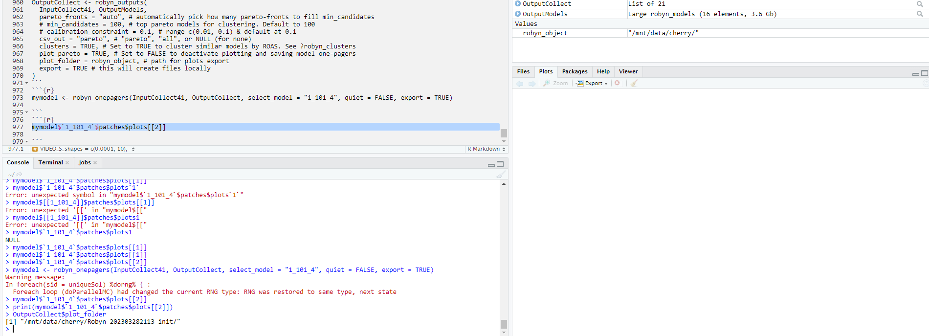 How do I export plots that show up in one pager output individually in separate files? · Issue ...