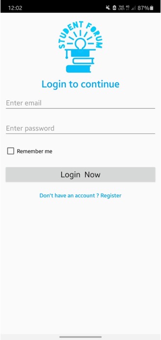GitHub - MeetrajsinhRathod/StudentForumApp