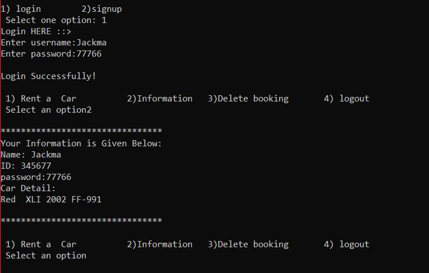GitHub - M-Ahsan-Ali-001/C-OOP-based-automobile-rental-system-Semster ...