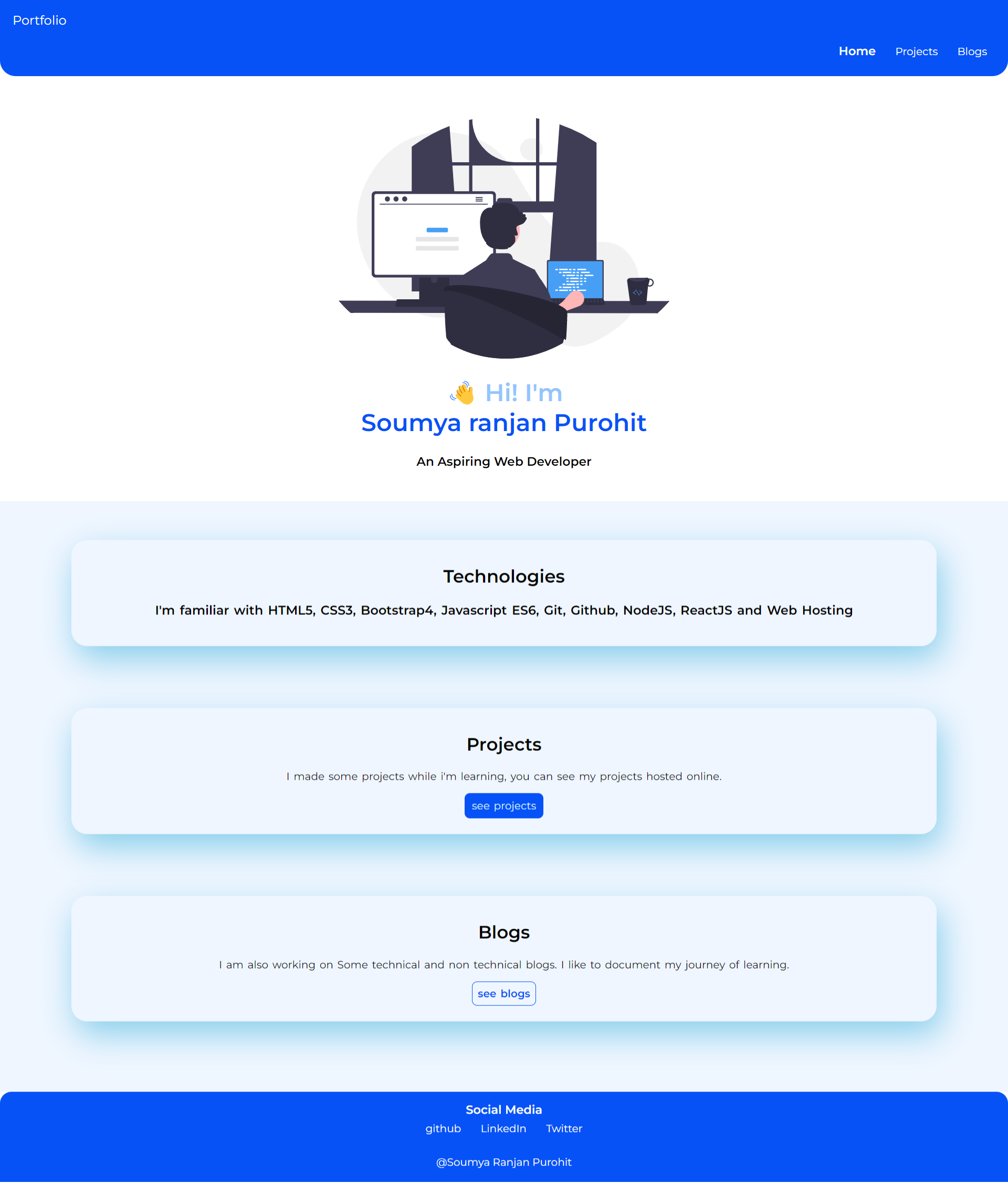 GitHub - Shinu07/Portfolio: Portfolio website