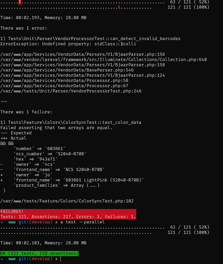 Tests Failing Randomly · Issue 36546 · Laravel Framework · Github