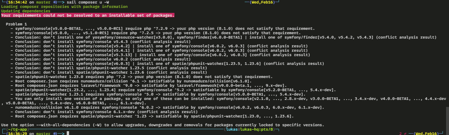Laravel 9 & PHP 8.1 Support · Issue #145 · spatie/phpunit-watcher · GitHub