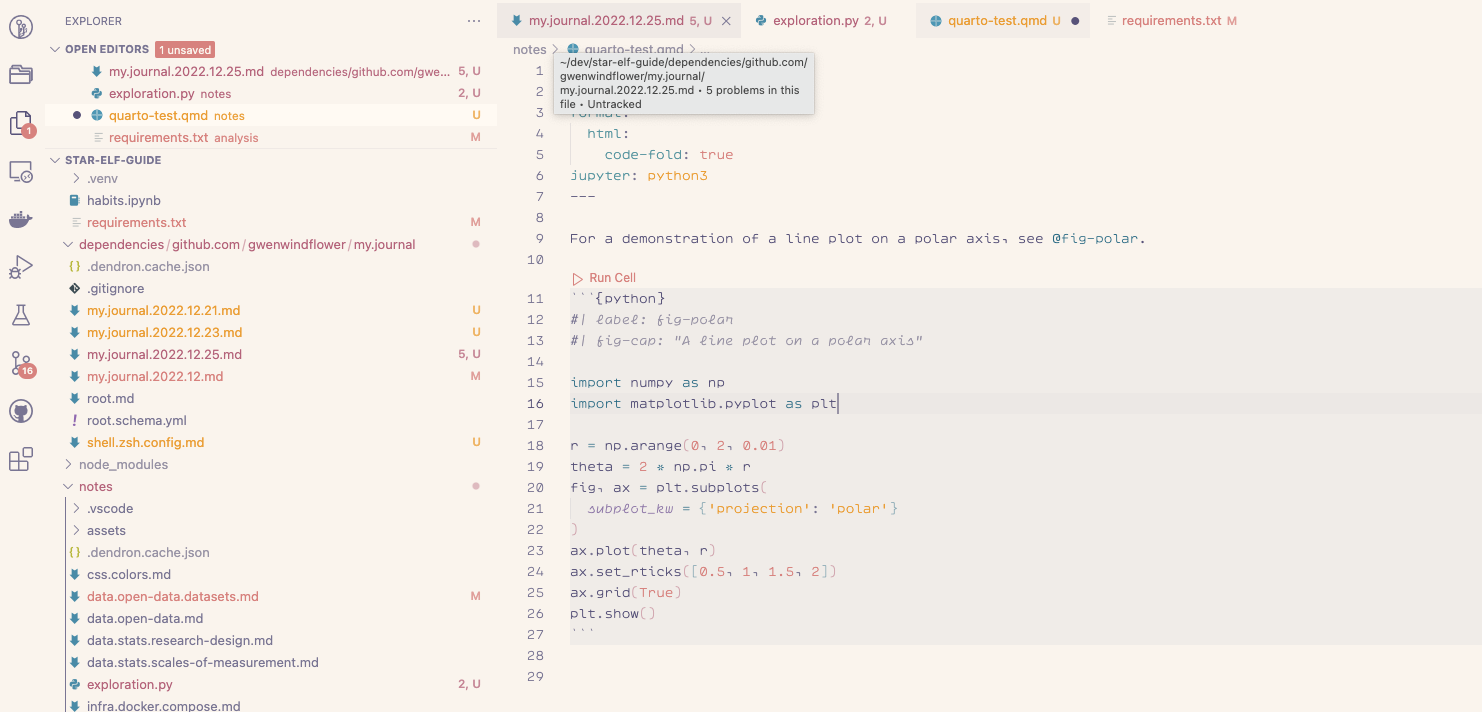 Integrate with Quarto · Issue #3872 · dendronhq/dendron · GitHub