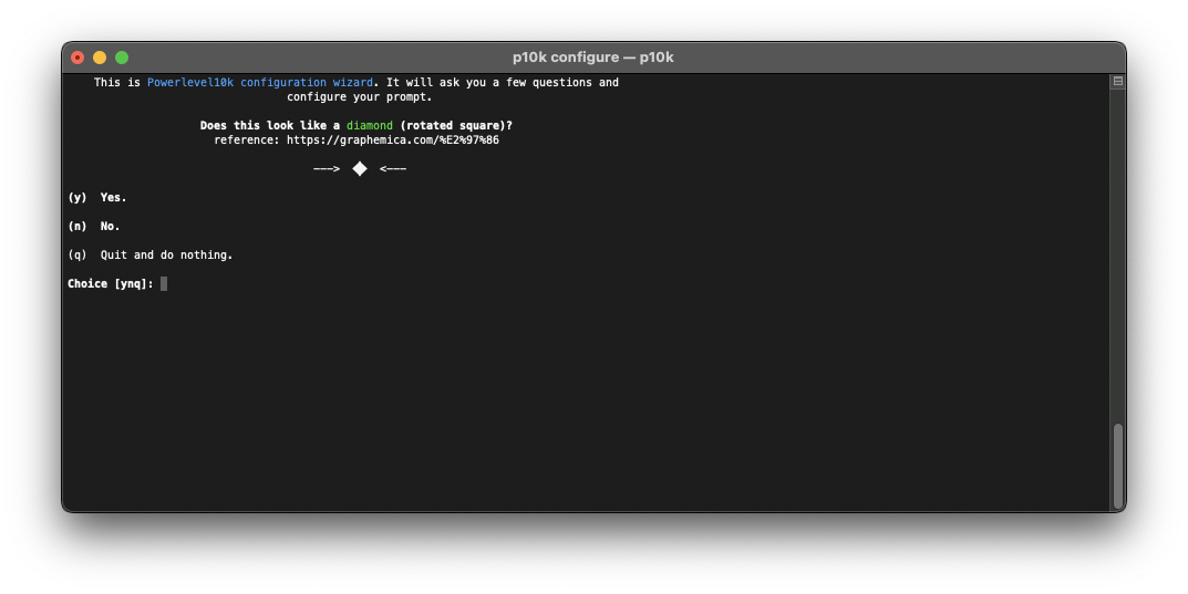 p10k configure not displaying symbols in iTerm2 - macOS · Issue #1744 ...