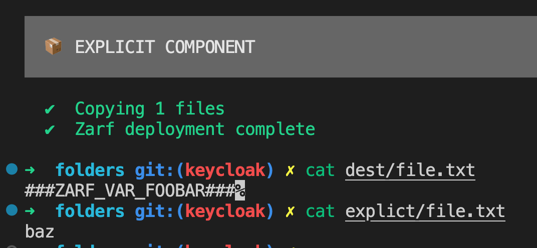 Zarf does not template files when in a folder of the `files` noun · Issue #1617 · zarf-dev/zarf ...