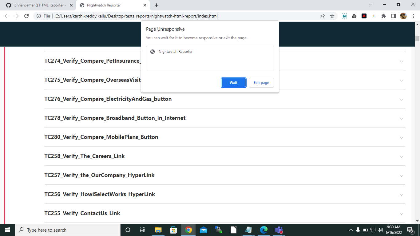 [Enhancement] HTML Reporter - MVP · Issue #3223 · nightwatchjs/nightwatch · GitHub