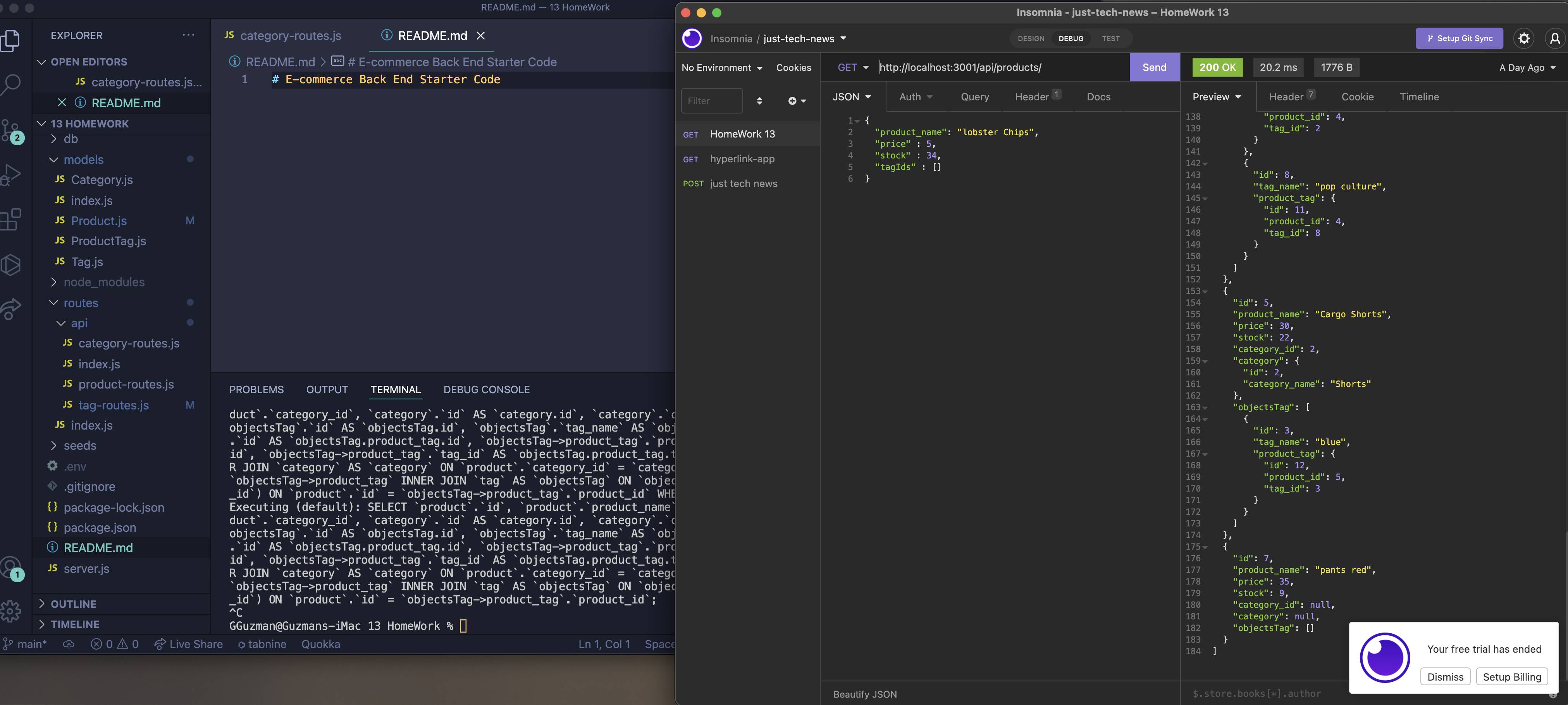 GitHub - GuzmanG2023/E-Commerce-Back-End