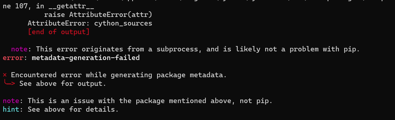 Installation Problem · Issue 2335 · Gunthercoxchatterbot · Github 