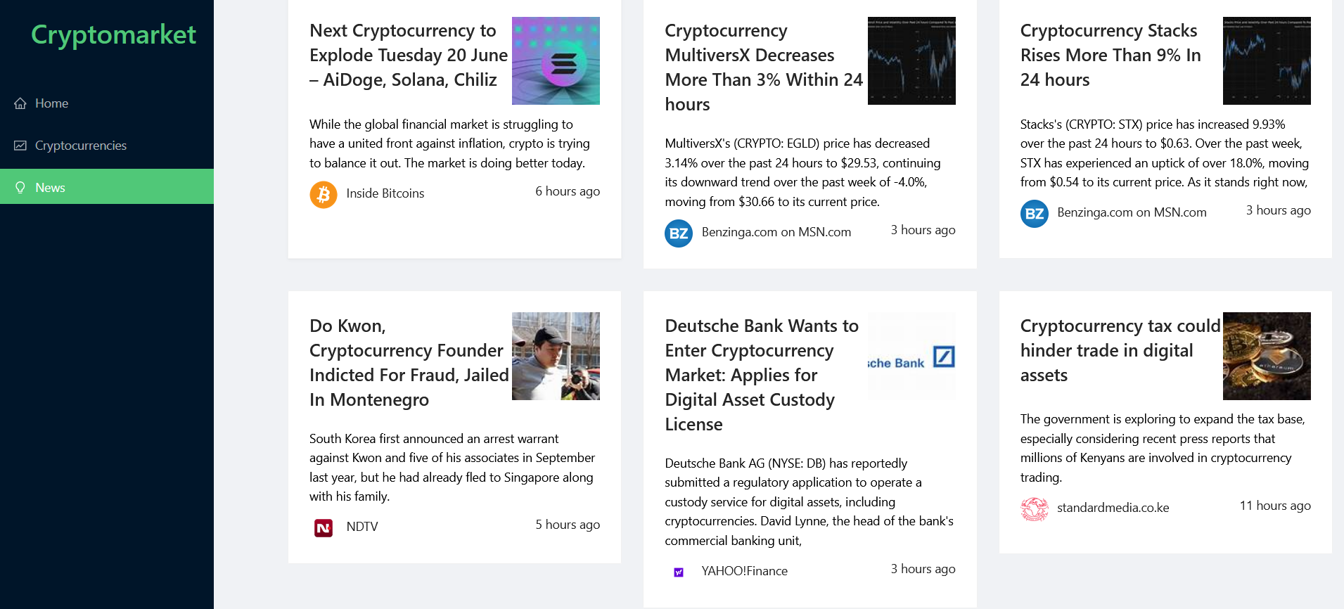GitHub - chhroot/cryptomarket-react: A comprehensive platform to track real-time prices of ...