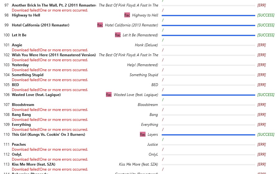 [BUG] Download failed One or more errors occurred · Issue #697 · yaronzz/Tidal-Media-Downloader ...