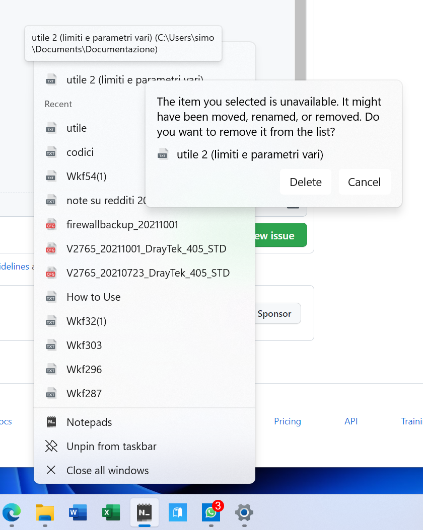 [Bug]Win11 pinned files on taskbar don't open · Issue #964 · 0x7c13/Notepads · GitHub