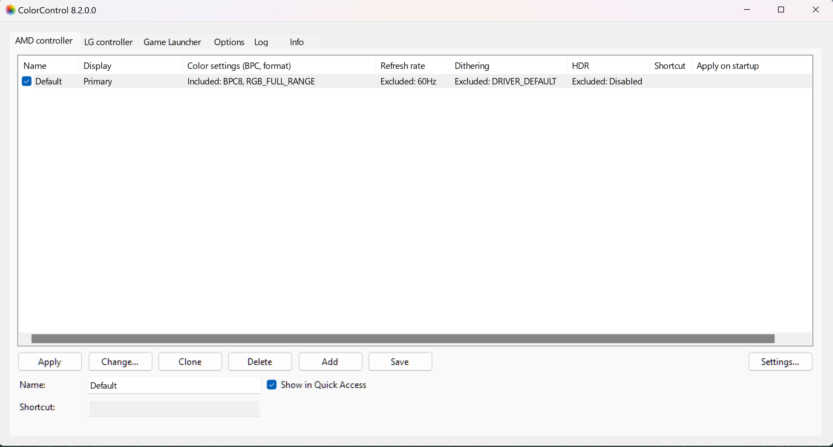 LG C1 AMD Cannot apply preset | Not Showing "Current Settings" · Issue #151 · Maassoft ...
