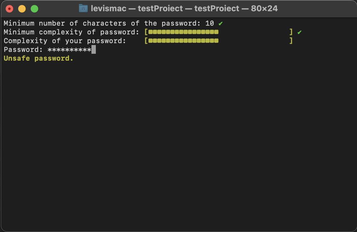 GitHub - leviaici/passwordChecker