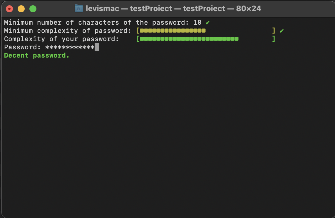 GitHub - leviaici/passwordChecker
