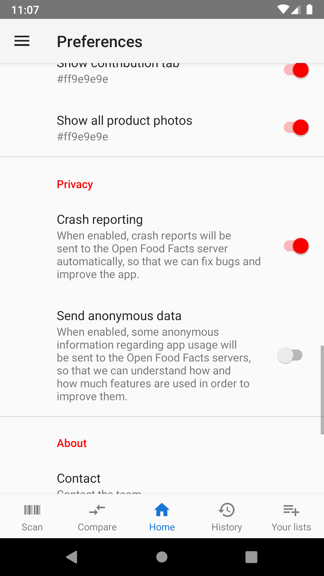 Implement an analytics consent UI · Issue #1158 · openfoodfacts/smooth-app · GitHub