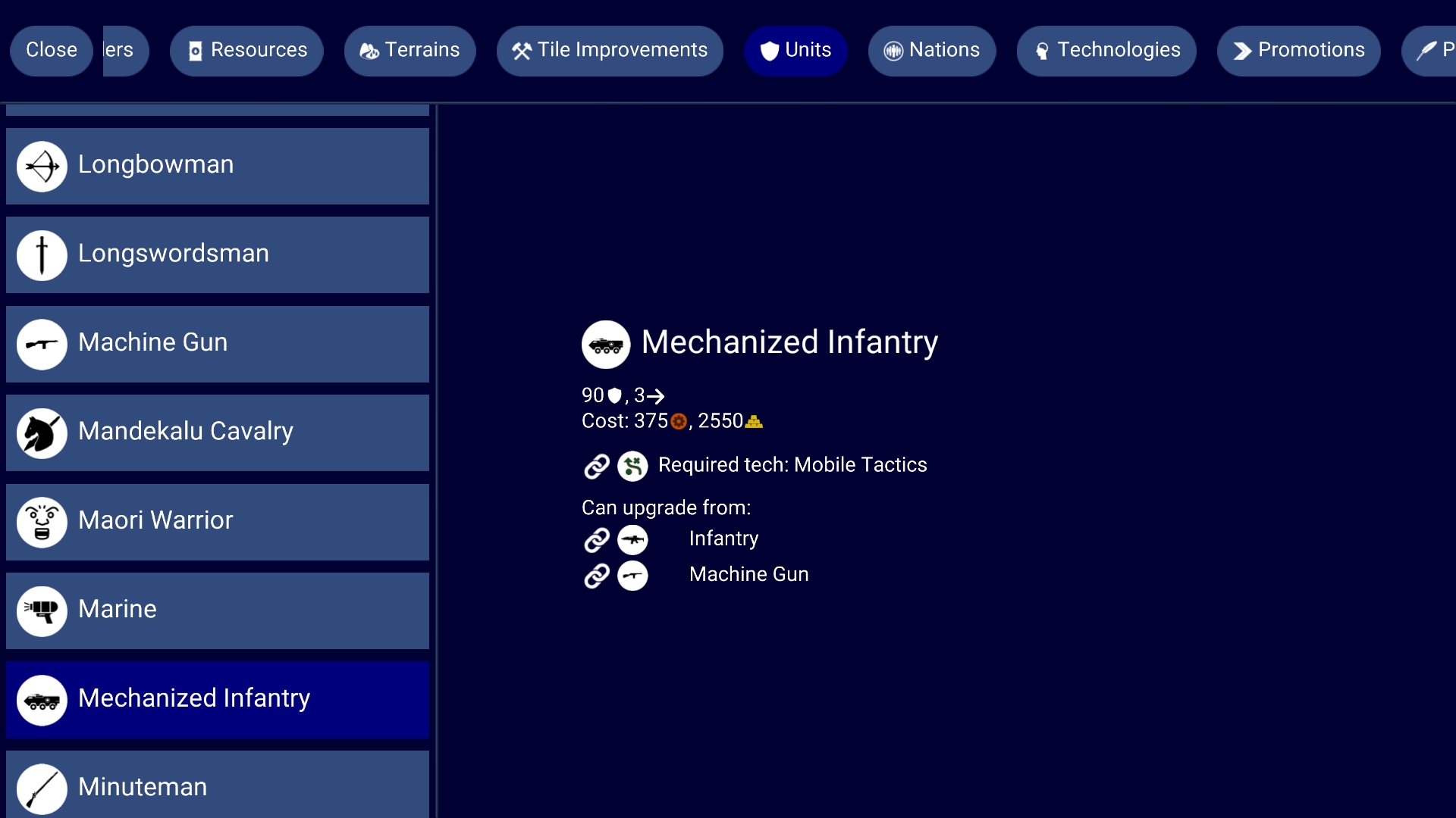 Convert same promotions after units upgrade · Issue #5452 · yairm210/Unciv · GitHub