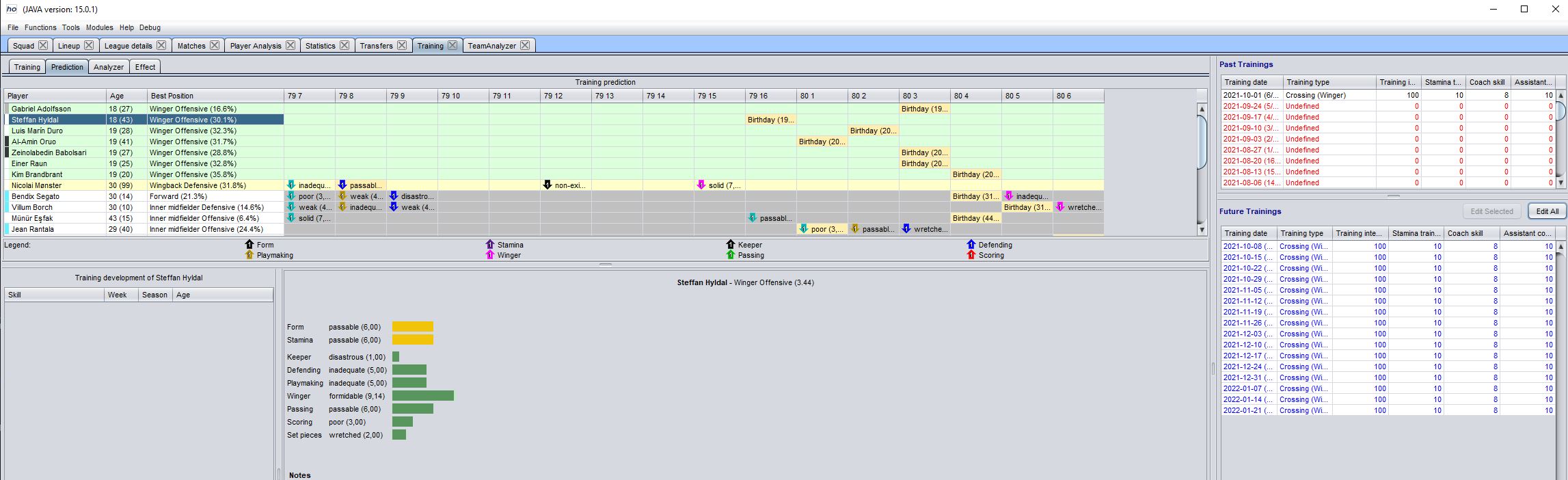 [BUG] Training Application Tab not working · Issue #1214 · ho-dev/HattrickOrganizer · GitHub