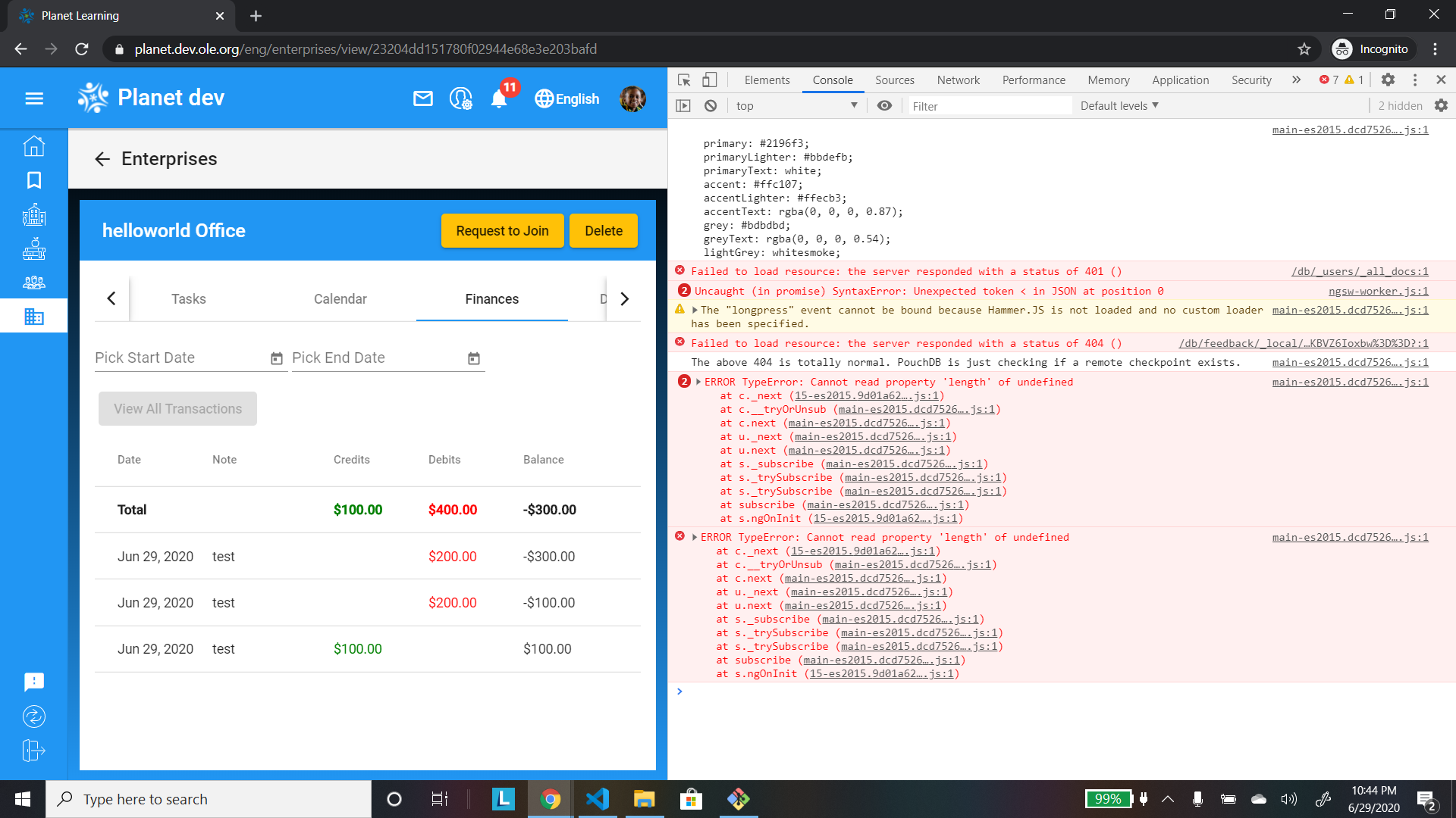 Enterprises: warning for finances · Issue #6690 · open-learning-exchange/planet · GitHub